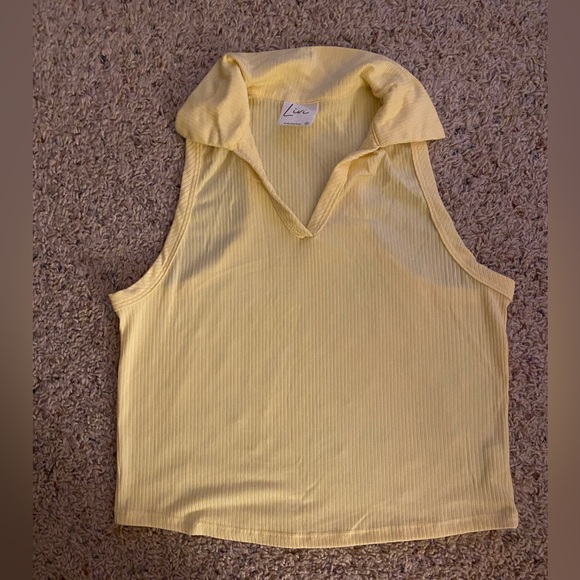Olivia Rae | Tops | Livi By Olivia Rae Yellow Tank Top | Poshmark